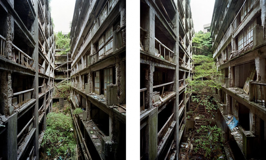 Yves Marchand & Romain Meffre: Gunkanjima - L'Œil de la Photographie ...
