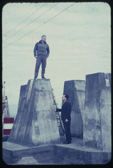 Petr Antonov. Trees, cars, figures of people, assorted barriers - The ...