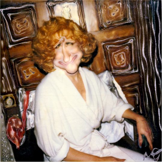 Michael Dare, Manipulated SX-70 Polaroids of celebrities in the 80s ...