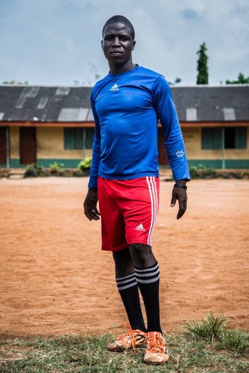 Rick Wester Fine Art : Ima Mfon : Footballers - The Eye of Photography ...